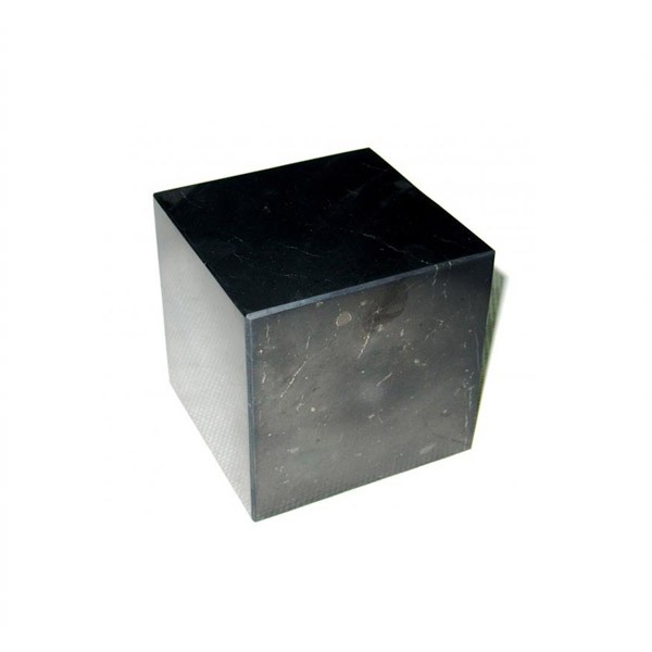 Polished Shungite Cube 200 mm - Real noble stone store.shungite.com