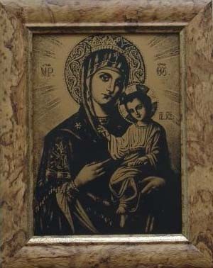 ☦Icon "Deva Maria" in a framework - 100% Quality Guarantee store ...