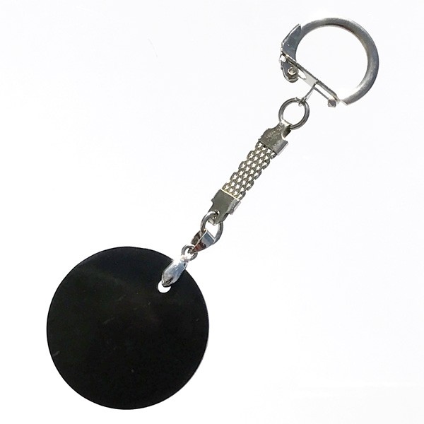 Shungite keychain "Circle" - Authentic Guarantee store.shungite.com